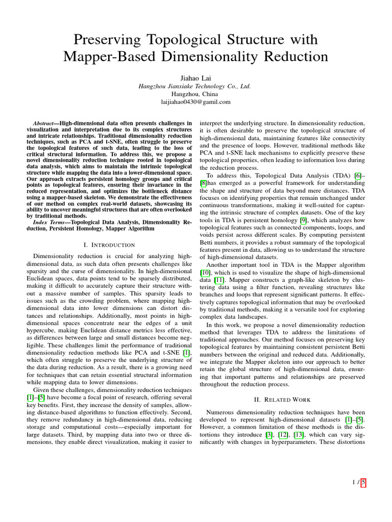 Mapper DR | PDF | Geometry | Mathematics