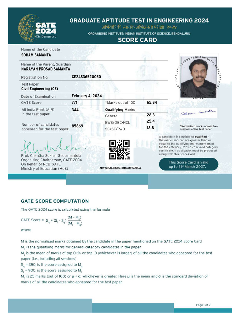 CE24S36520050 - ScoreCard (1) - Compressed | PDF | Technology & Engineering