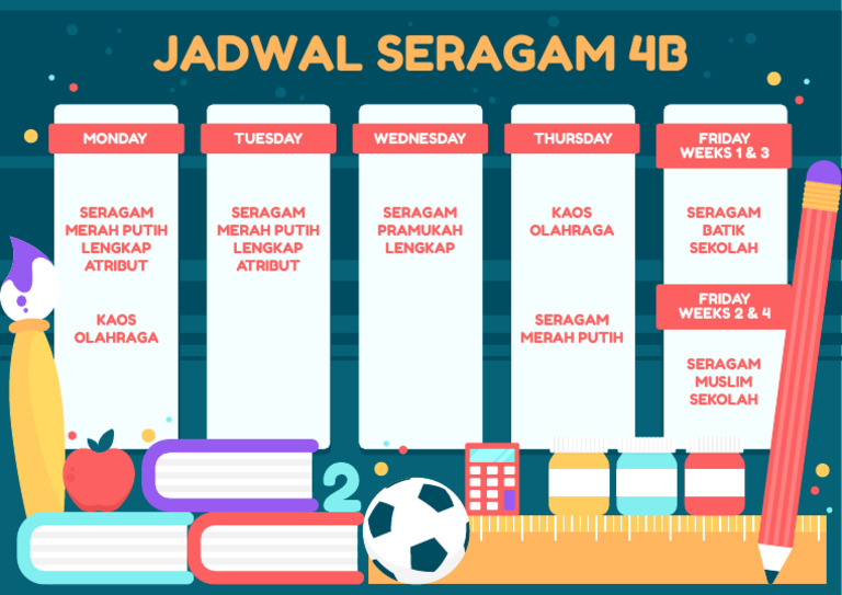 Jadwal Seragam | PDF