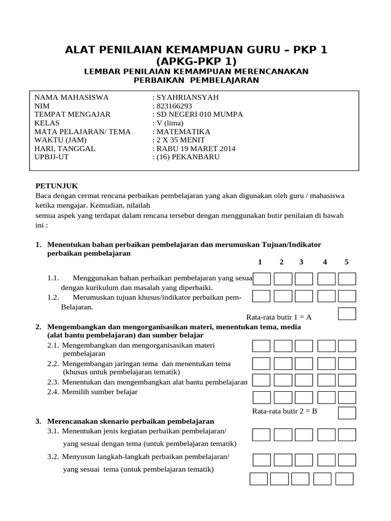 Apkg PKP | PDF | Karier & Perkembangan | Sains & Matematika