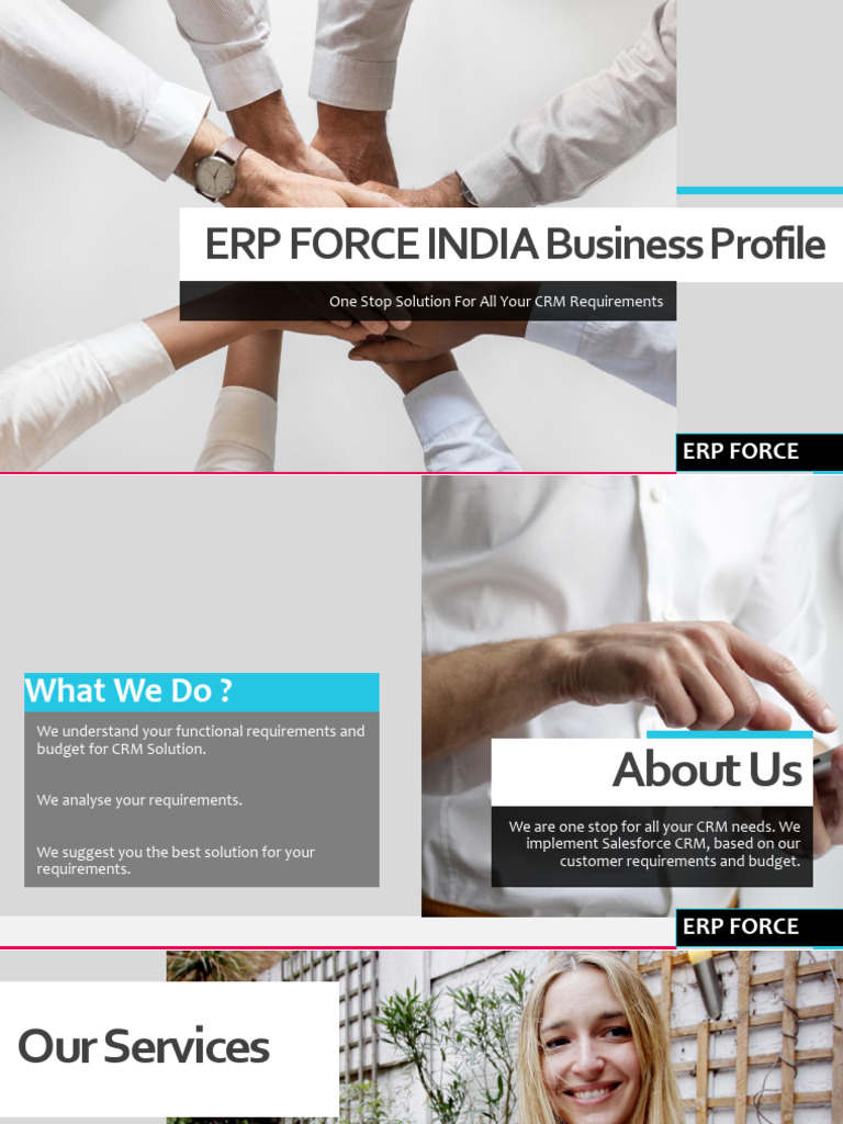 ERP Force India: CRM Solutions Overview | PDF | Customer Relationship ...