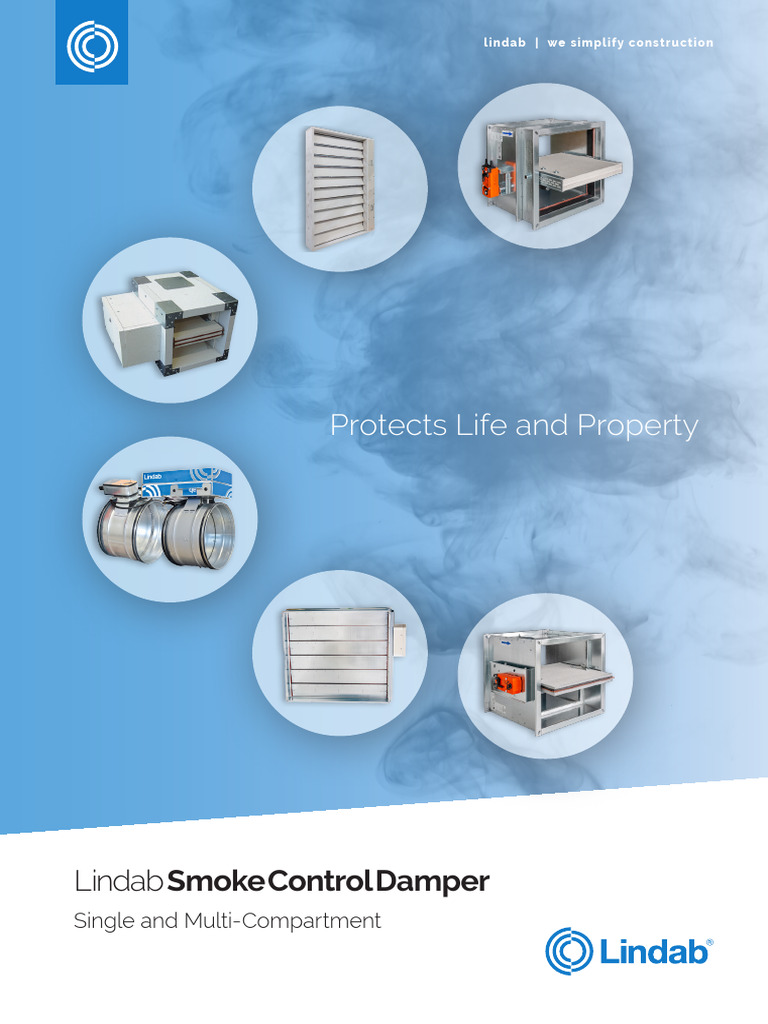 Lindab Smoke Control Damper Brochure | PDF | Environmental Issues With ...