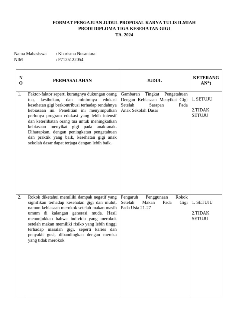 Judul Fix | PDF | Pengembangan Diri | Kesehatan Holistik