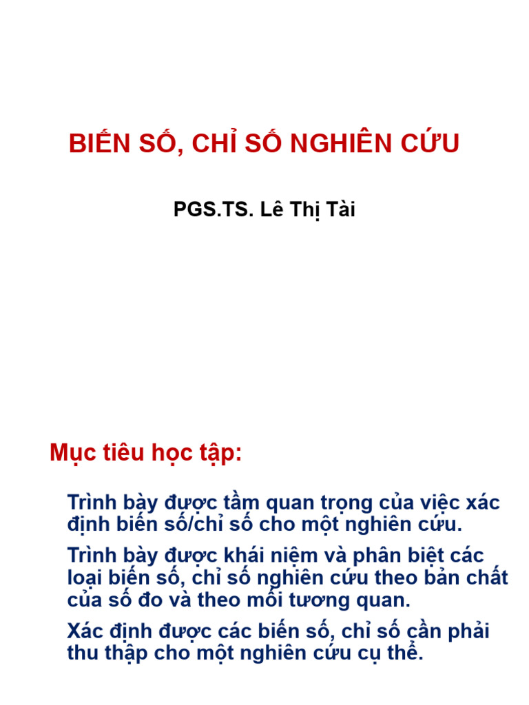 Bien So - Chi So | PDF