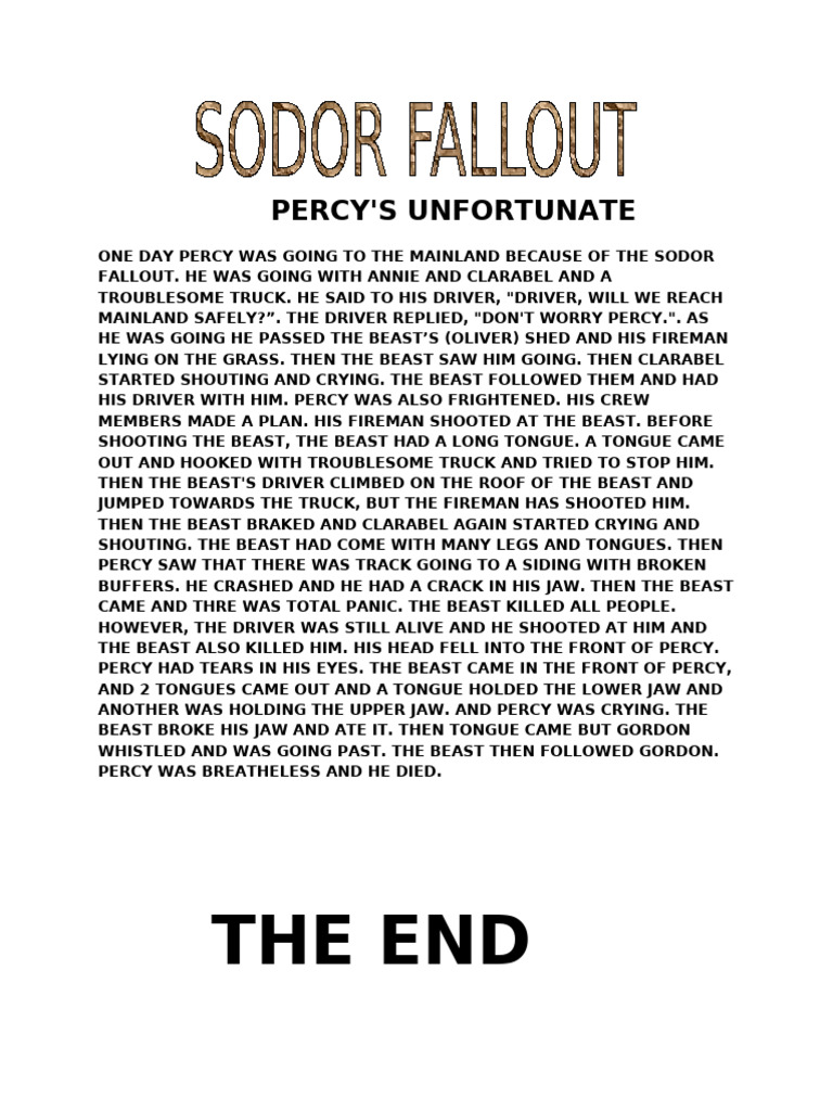 Sodor Fallout Ep-6 | PDF