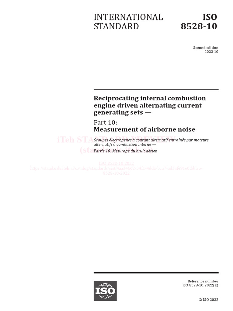 Iso 8528 10 2022 | PDF | Accuracy And Precision | Decibel