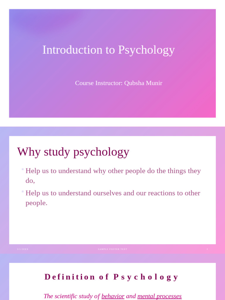 Overview of Psychology and Its Fields | PDF | Psychology | Clinical ...