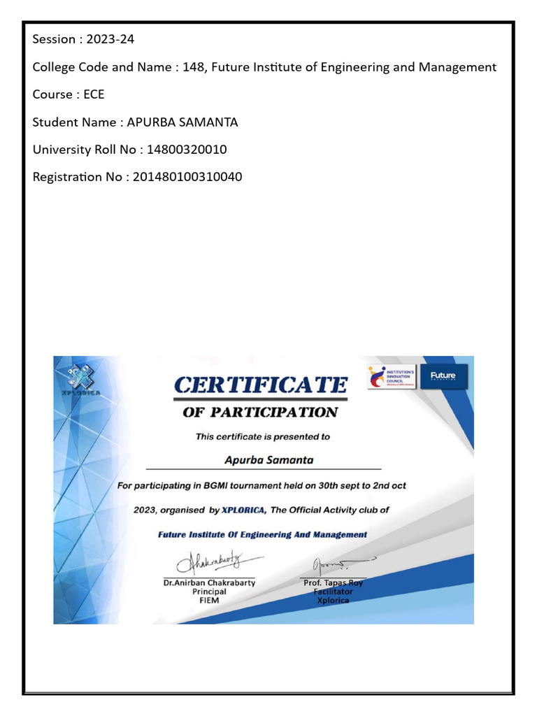 ECE Student Activities Report 2023-24 | PDF | Technology & Engineering