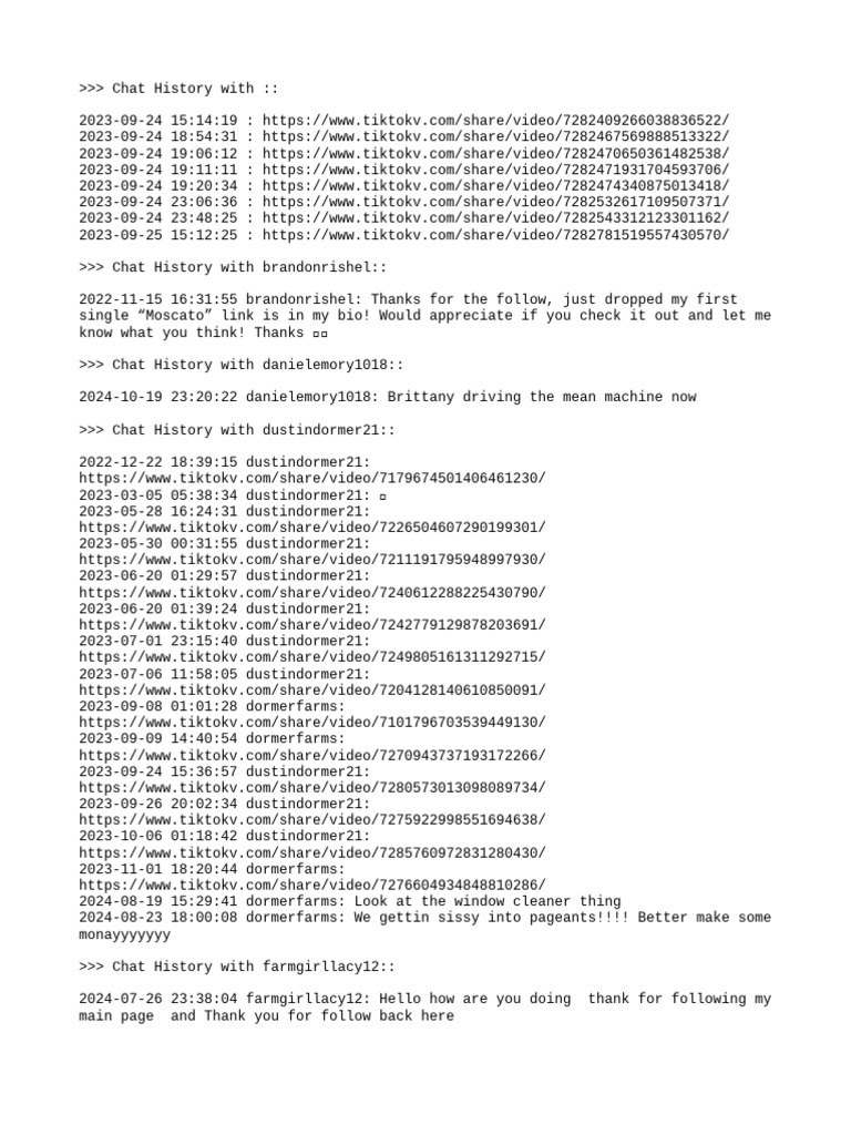 Direct Messages TIK TOK | PDF