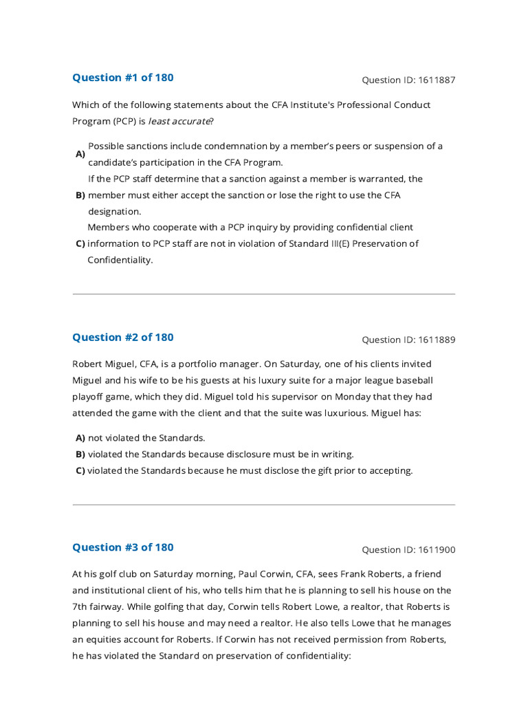 LV1 - Mock 1 | PDF | Repurchase Agreement | Financial Economics