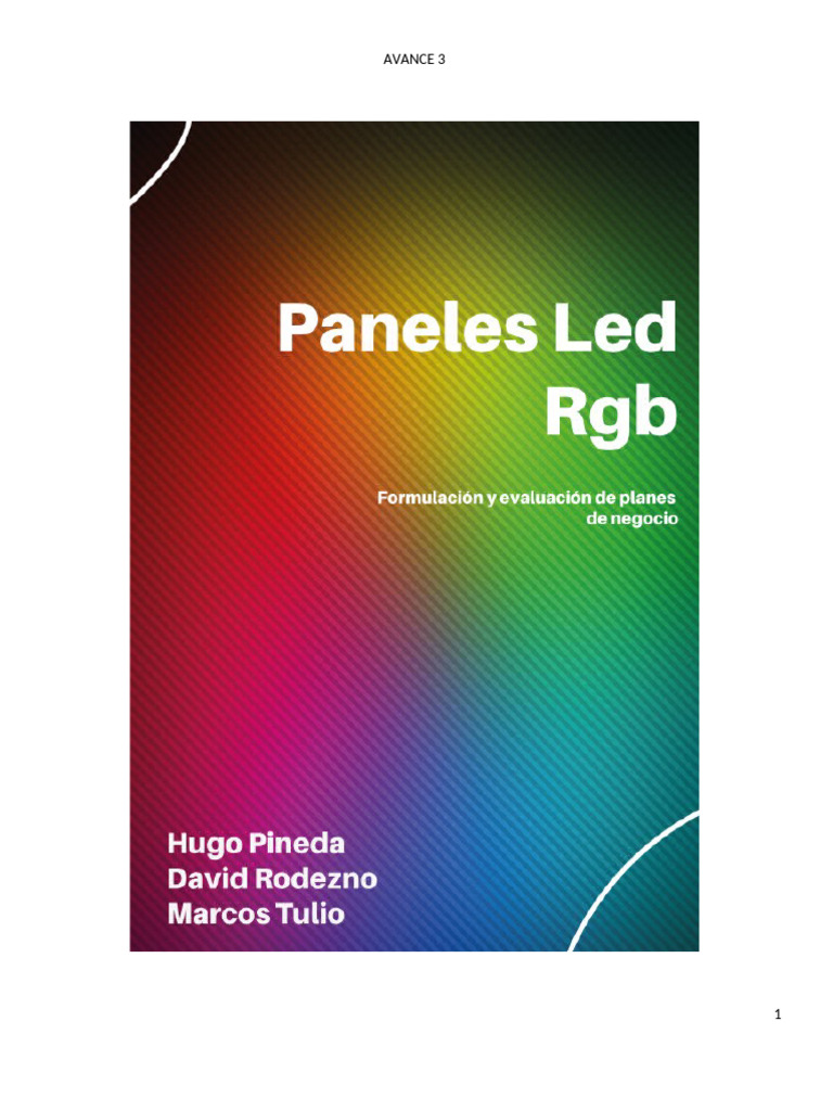 Avance 3 Plan de Organizacion | PDF | Business | Marketing