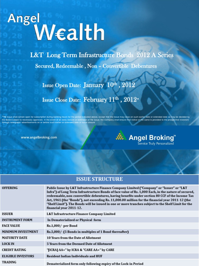 L&T Infra Bonds | Download Free PDF | Bonds (Finance) | Interest