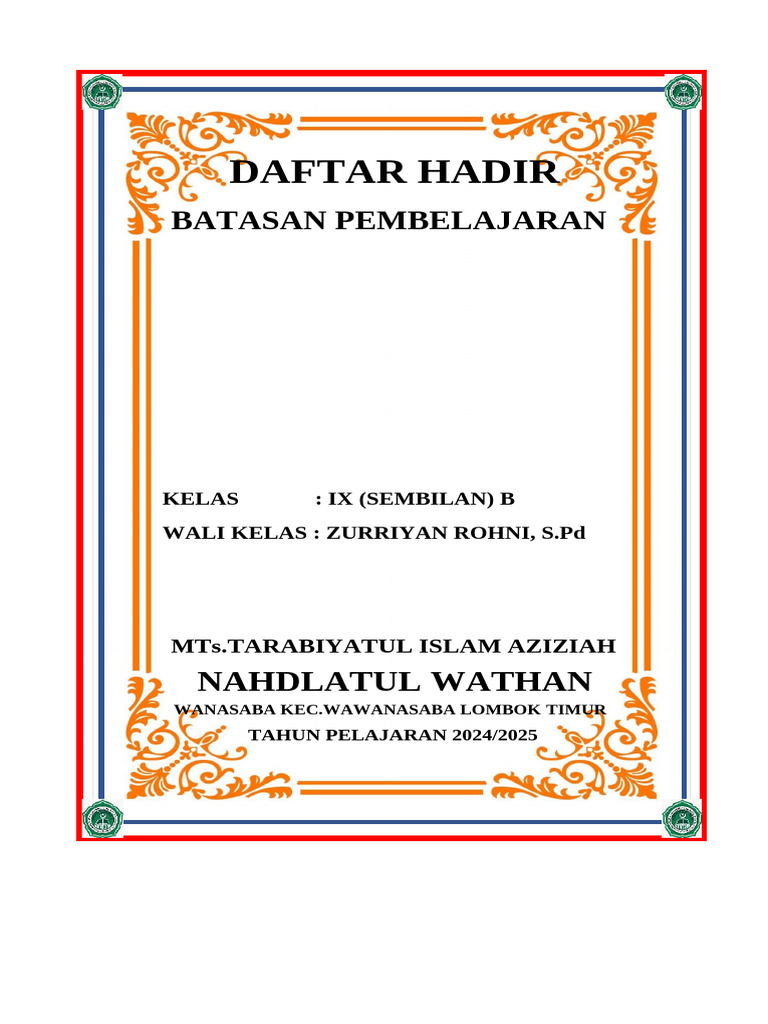 Kaper Absensi Kelas | PDF | Perjalanan