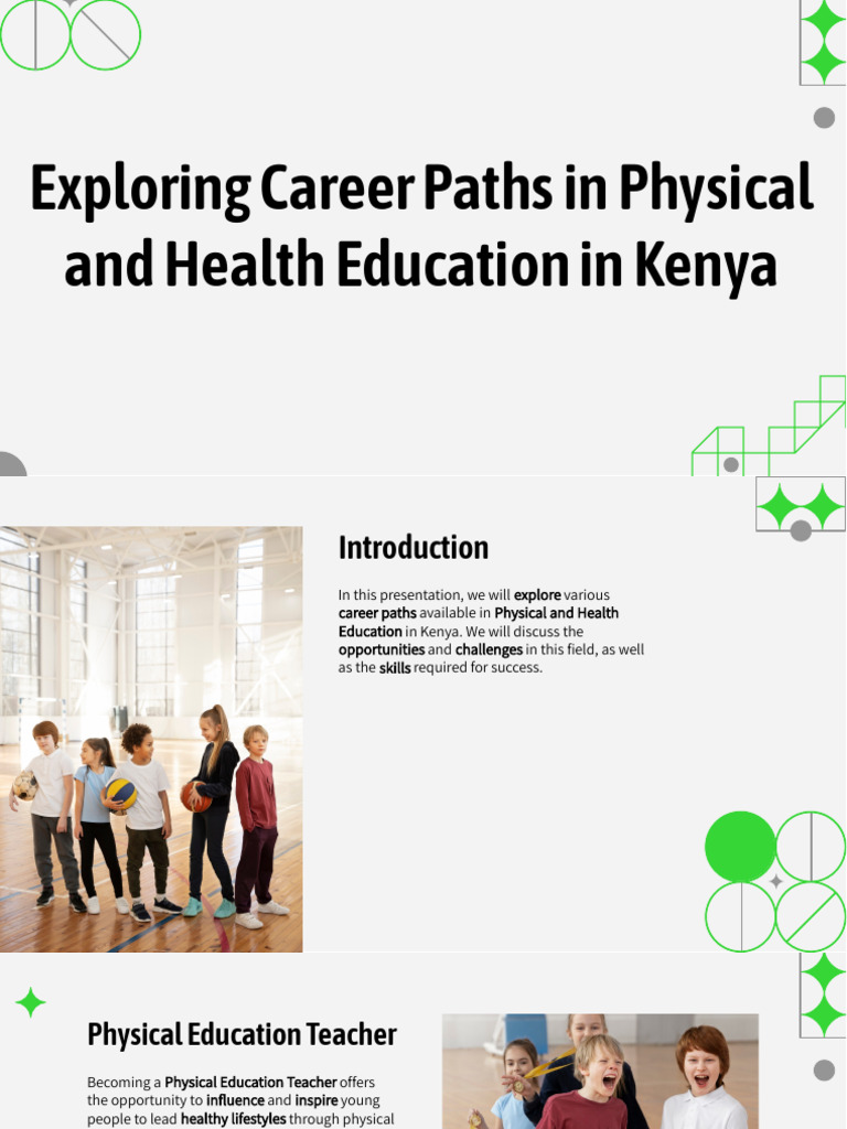 Career Paths in Physical & Health Ed in Kenya | PDF | Physical Therapy ...