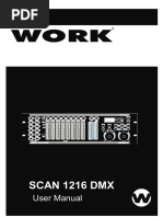 DMX 512 Controller User Manual | PDF | Electrical Engineering | Computing