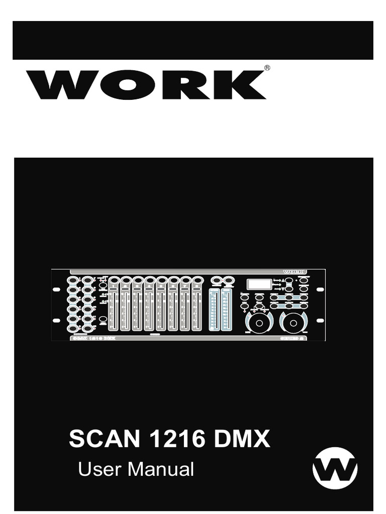 SCAN 1216 DMX User Manual | PDF | Computing | Computer Engineering