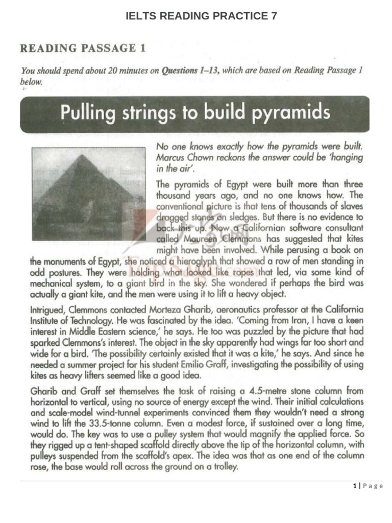 IELTS Reading Sample 7 | PDF