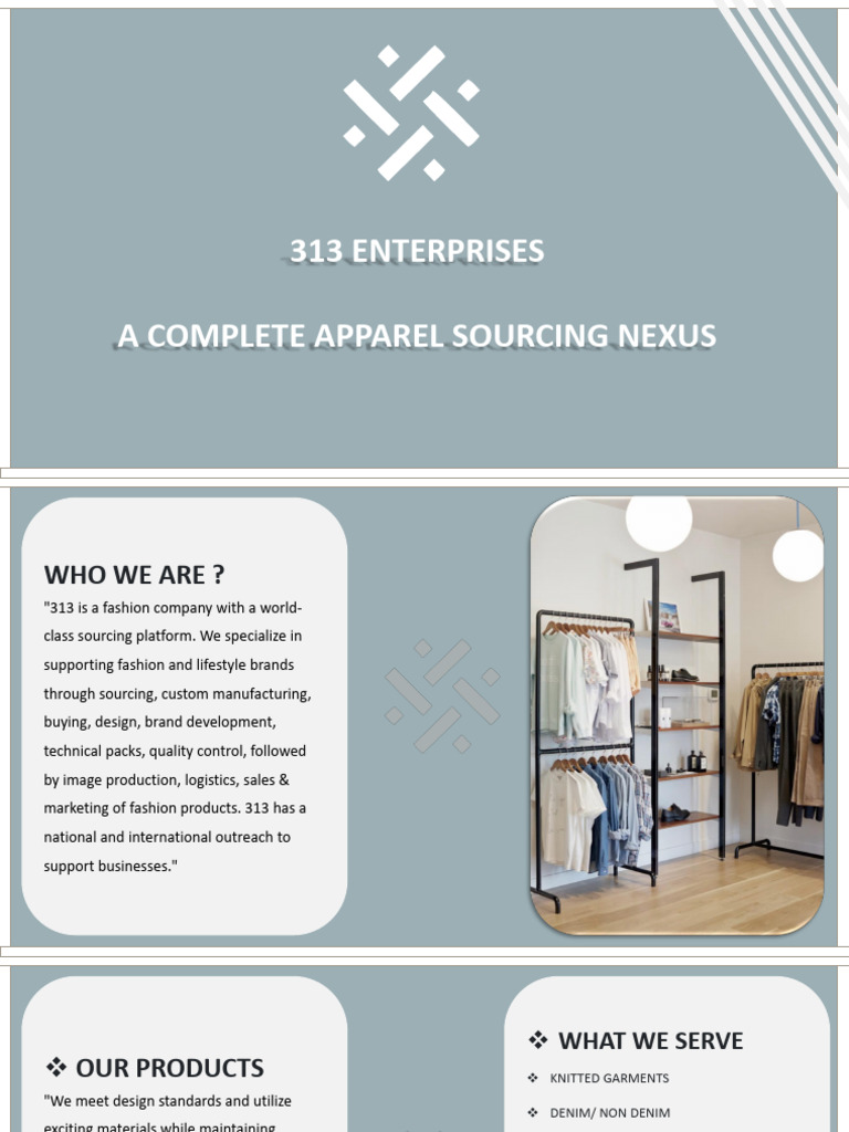 313 Enterprises | PDF | Clothing | Fashion
