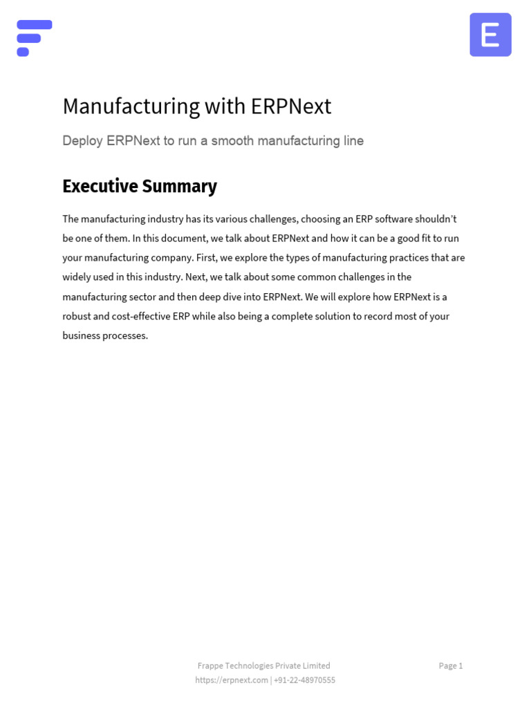PDFsam - 1manufacturing With ERPNext | PDF