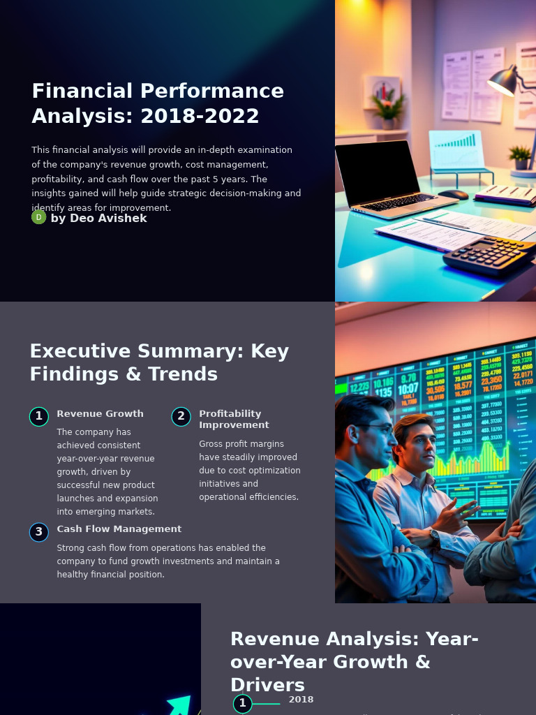 Financial Performance Analysis 2018 2022 | PDF | Investing | Expense