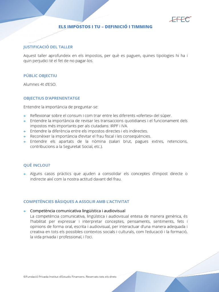 1 EIT Definició I Timming | PDF