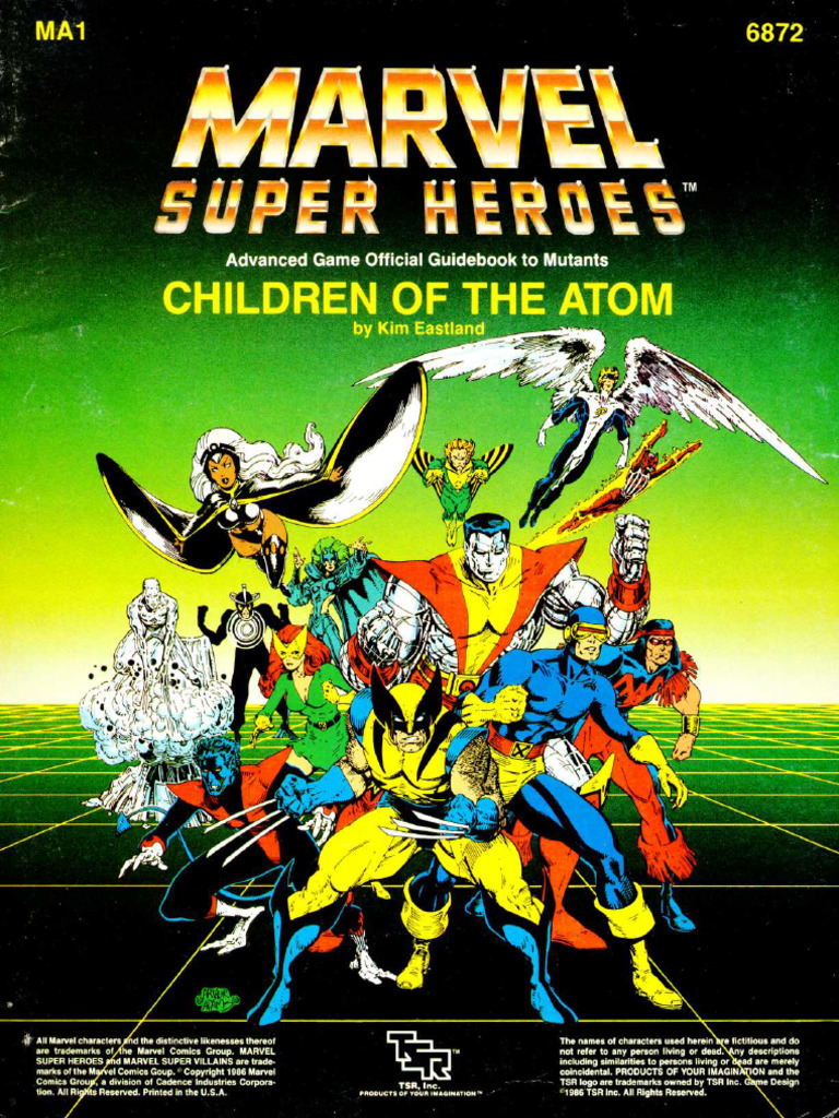 Marvel Super Heroes - Children of The Atom | PDF