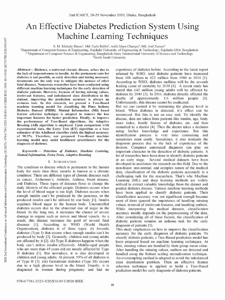 BDA_Paper3 | PDF | Statistical Classification | Machine Learning