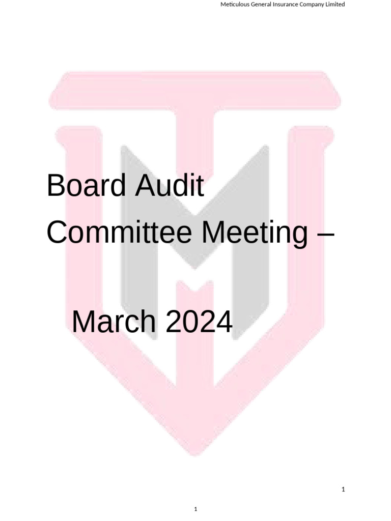 Audit and Risk Committee March 2024 2 | PDF | Taxes | Corporate Tax