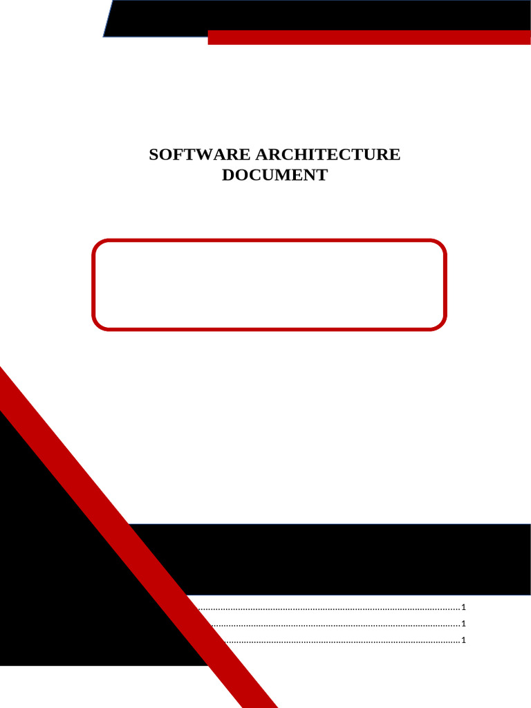 Software Architecture Document | PDF | Intensive Care Unit