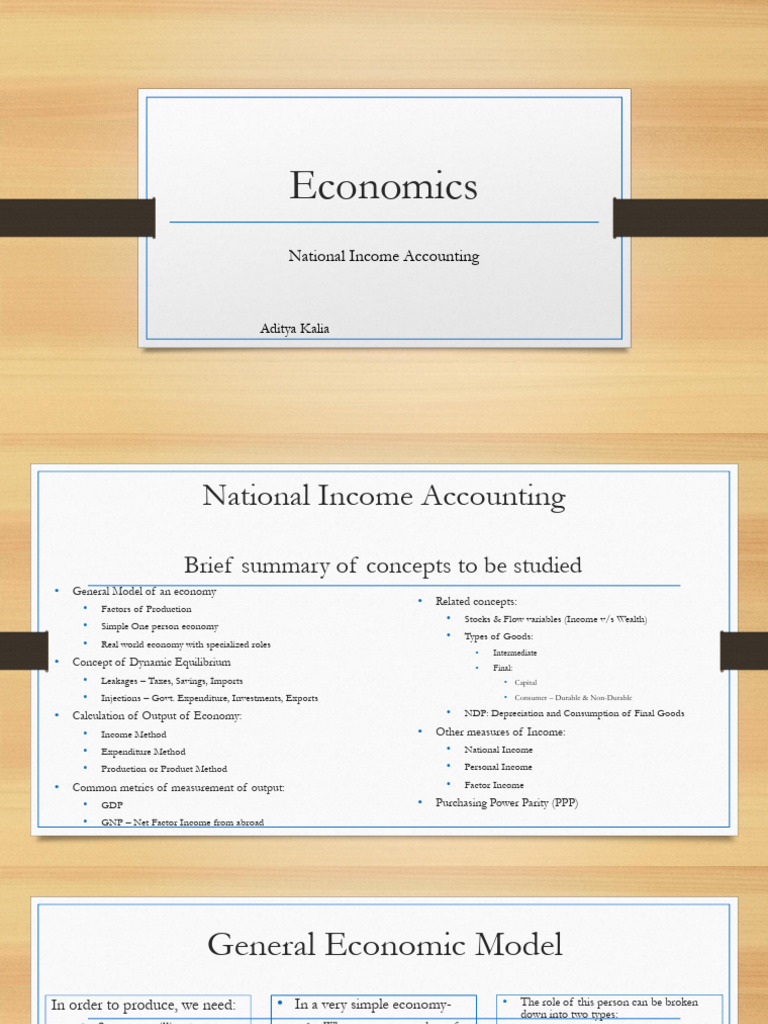 National Income Accounting Guide | PDF | Gross Domestic Product ...