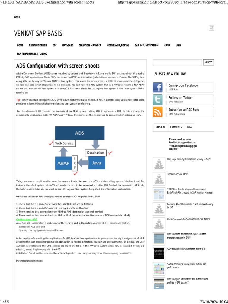 ADS Configuration With Screen Shoots | PDF | Computing | Software