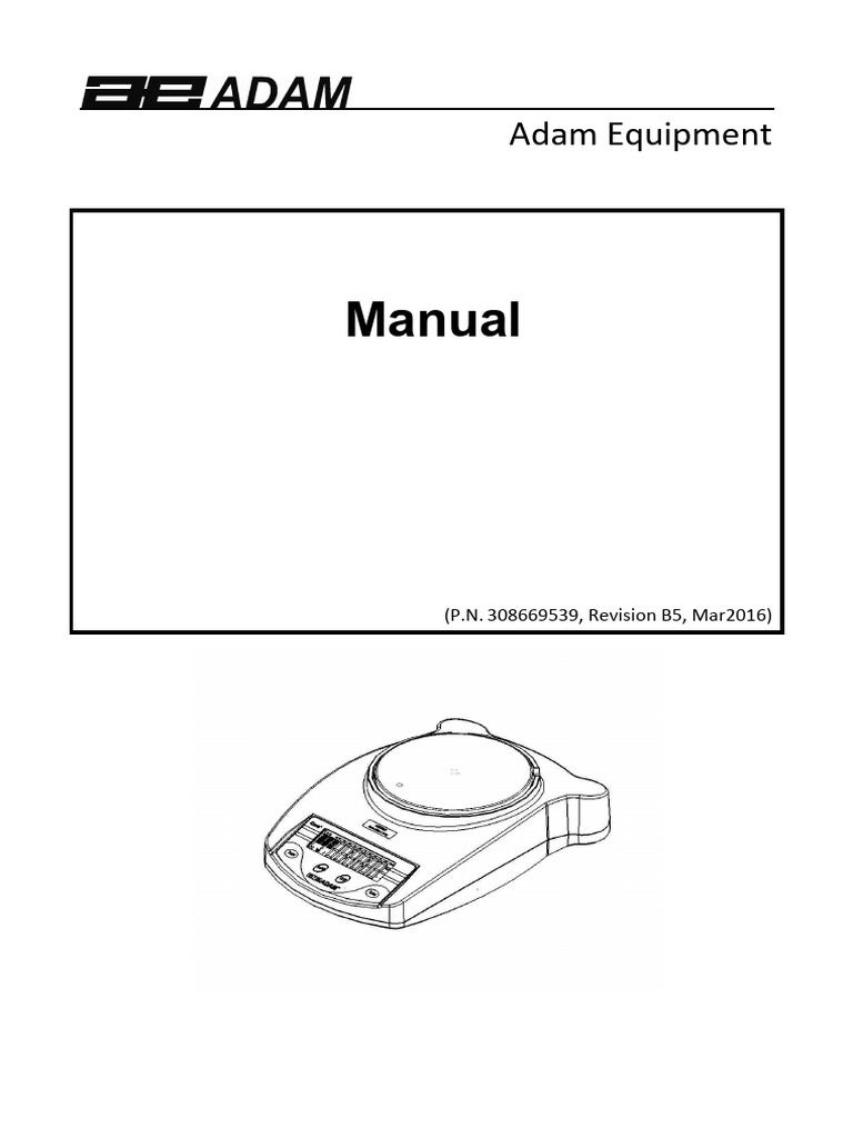 Adam CQT Compact Portable Balances Manual | PDF | Pound (Mass) | Ounce