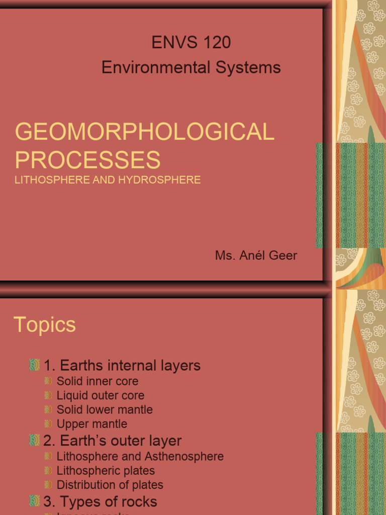 Anel Geer Section 1 and 2 | PDF | Plate Tectonics | Earth