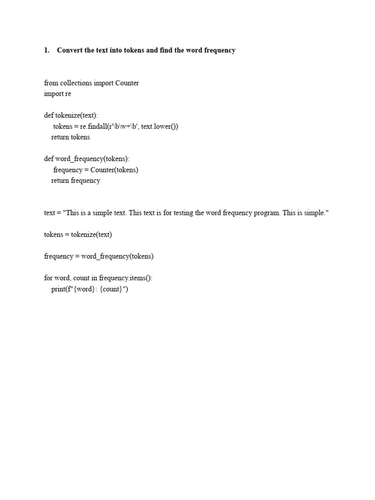 NLP Lab Programs | PDF | Statistical Classification | Noun NLP Lab Programs | PDF | Statistical Classification | Noun