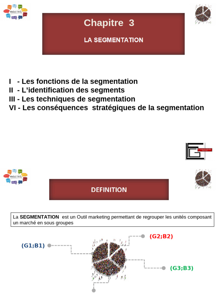 Chapitre 3 LA SEGMENTATION | PDF | Commercialisation | Secteur privé