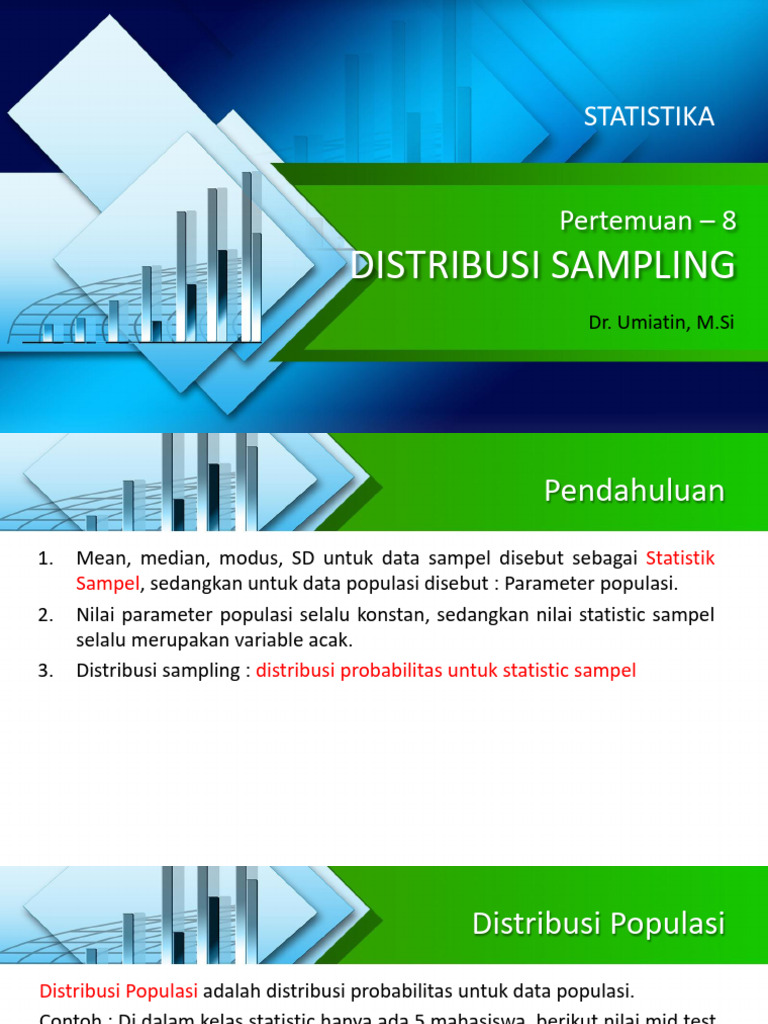 Distribusi Sampling | PDF