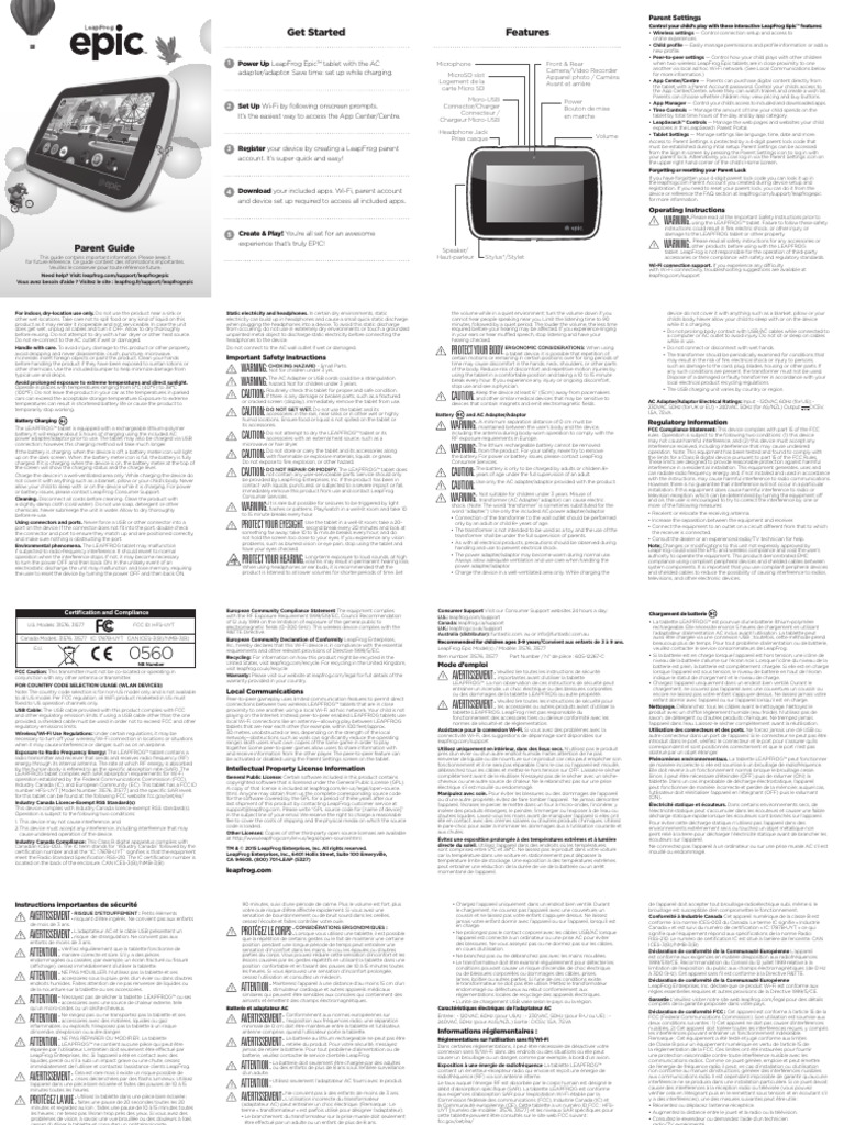 Parent-Guide-Epic | PDF | Headphones | Electromagnetic Interference
