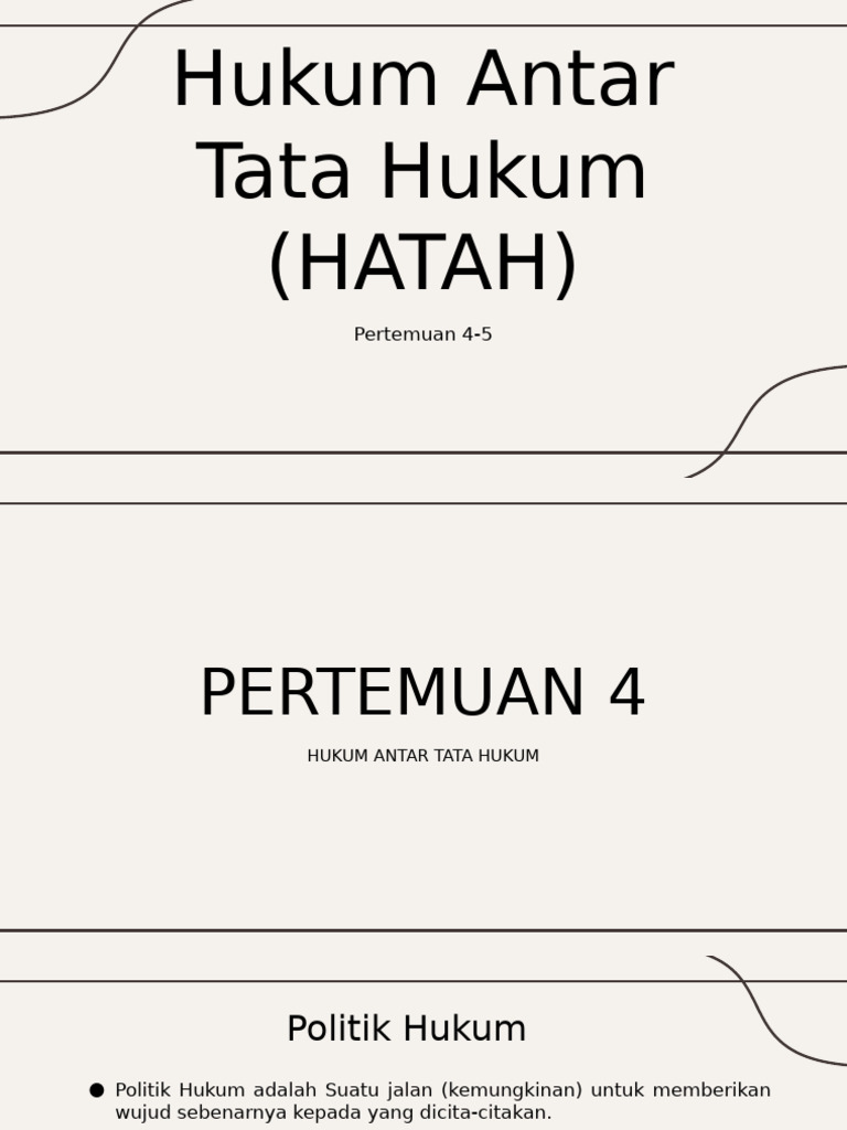 Hatah PT 4-5 | PDF | Politik