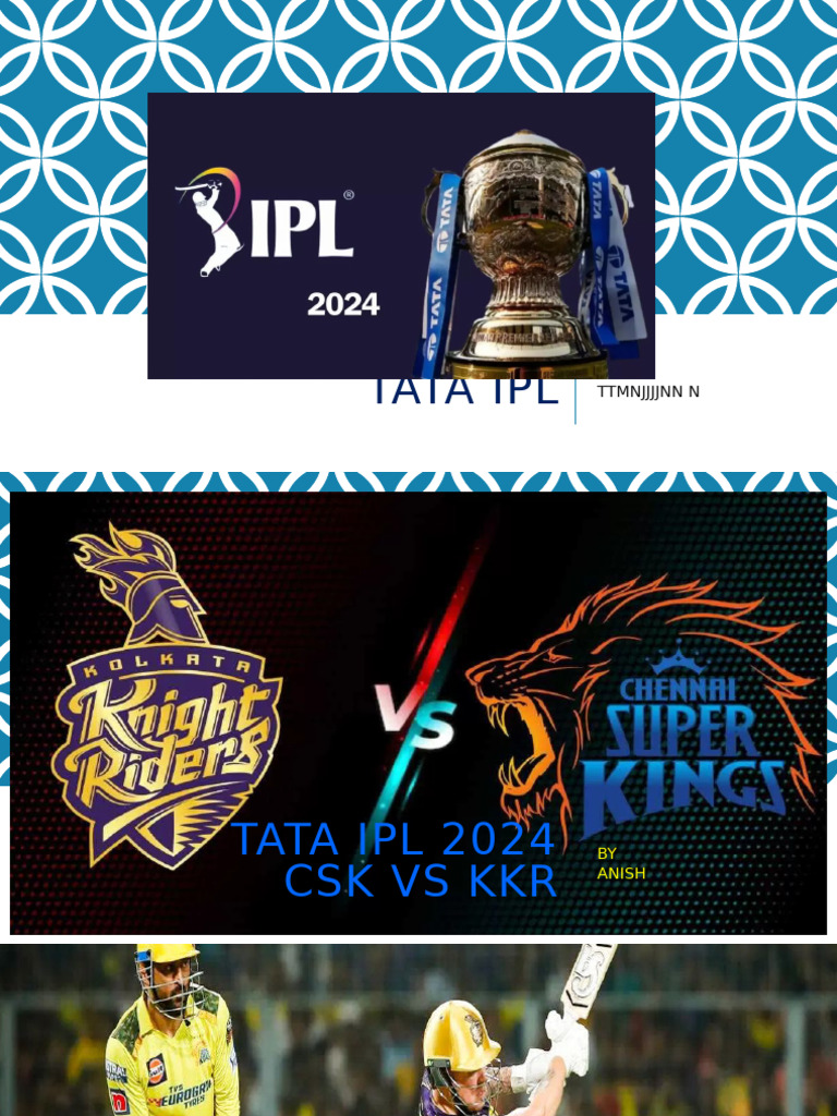 Tata Ipl CSK VS KKR | PDF
