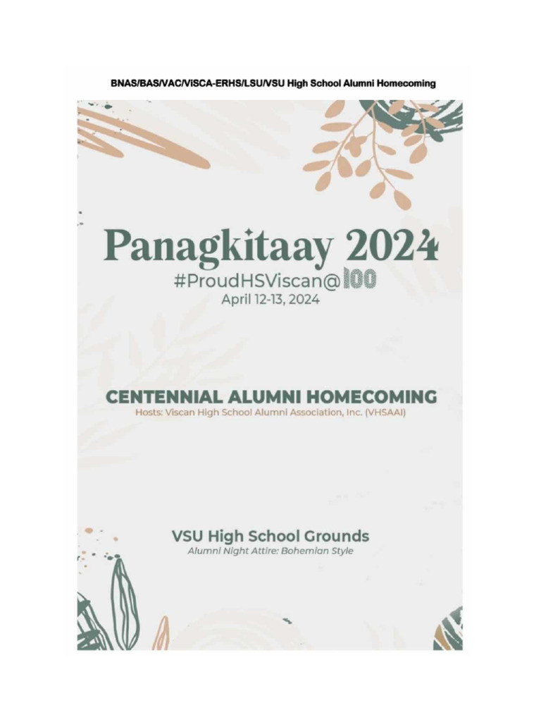 Alumni Homecoming | PDF