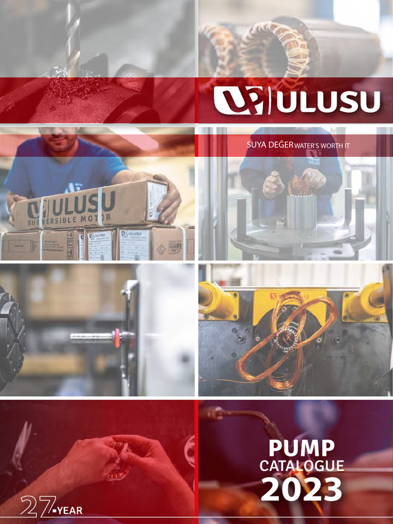 Ulusu Pump Catalogue 2023 | PDF | Electricity | Electrical Components