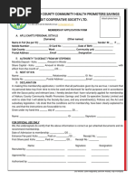Membership Application Form | PDF