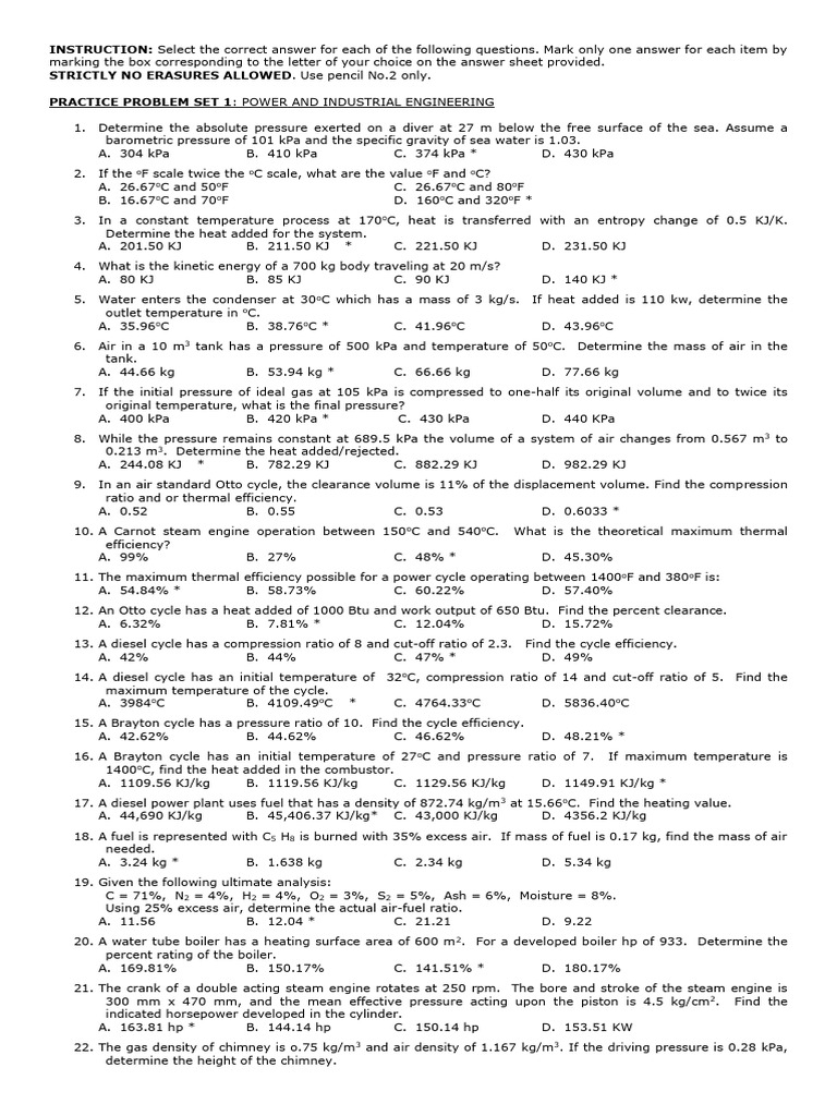 Practice Problems Pipe MDSP | PDF | Horsepower | Stress (Mechanics)