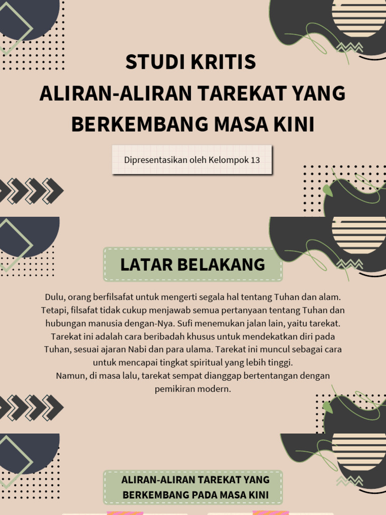 Studi Kritis Kel 13 PDF | PDF