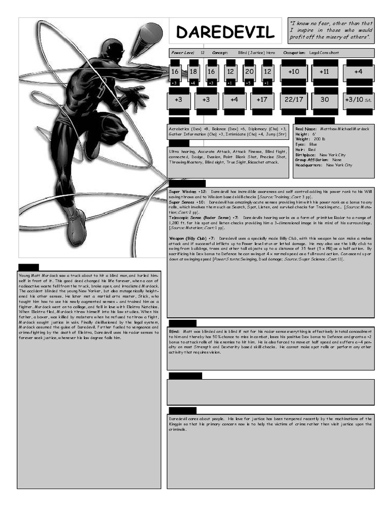 MM Daredevil | PDF