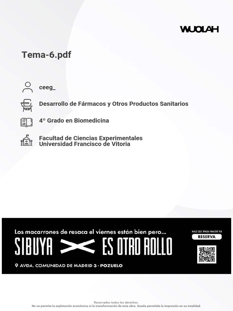 Wuolah Free Tema 6 | PDF | Patentar