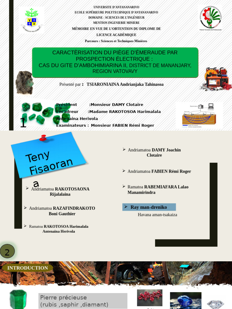 Memoire Tsiaro | PDF | Exploitation minière | Chrome