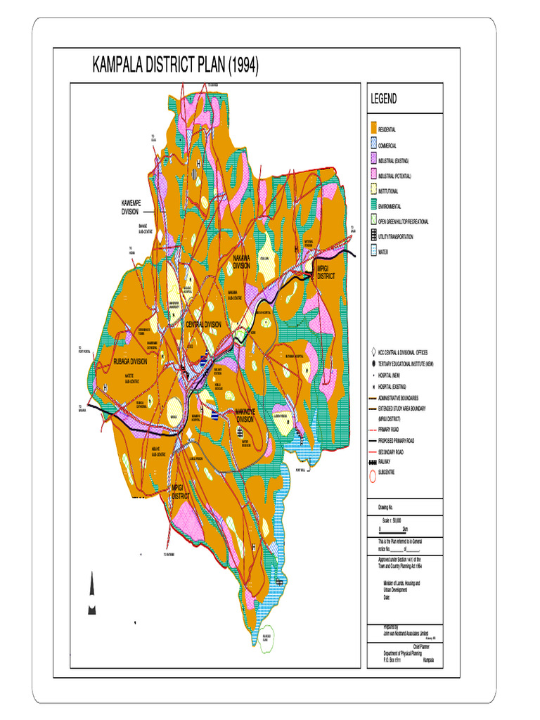 Kawempe Division Map Overview | PDF | Planning | Urbanization