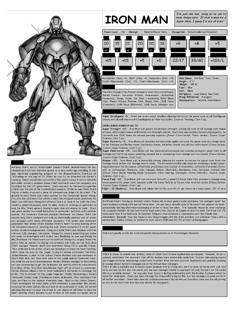 MM Iron Man | PDF
