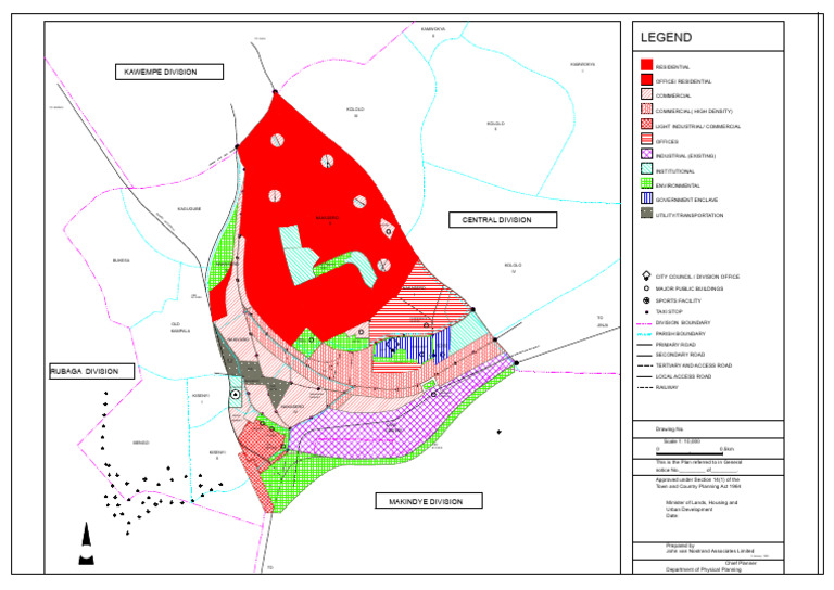 Kawempe and Makindye Division Map | PDF | Transport | Land Transport
